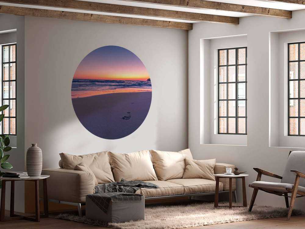 Papier peint panoramique - Pas dans la douce lumière du soir - Pas dans ...